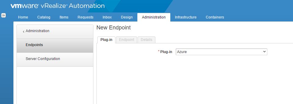 -: vRA Integration with Microsoft Azure