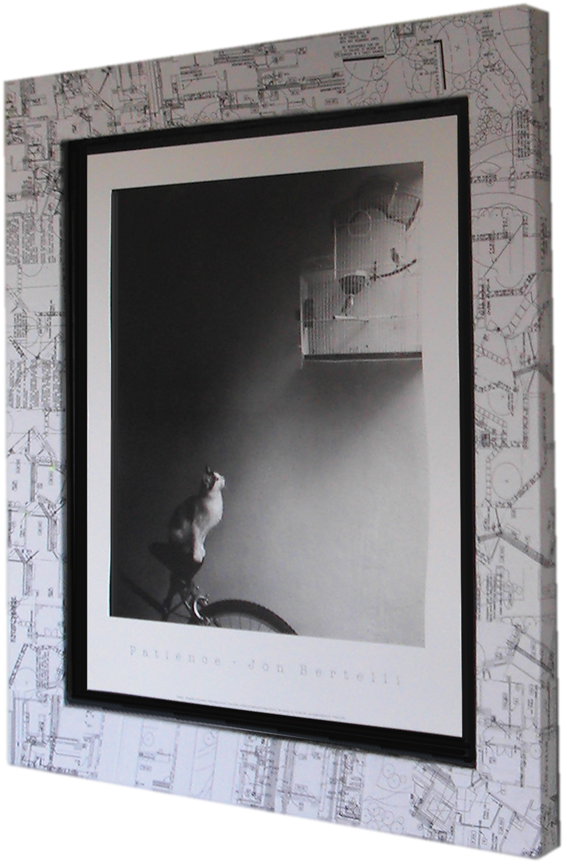 Cardboard Design Workshop: FRAME WITH ARCHITECTURAL DRAWINGS