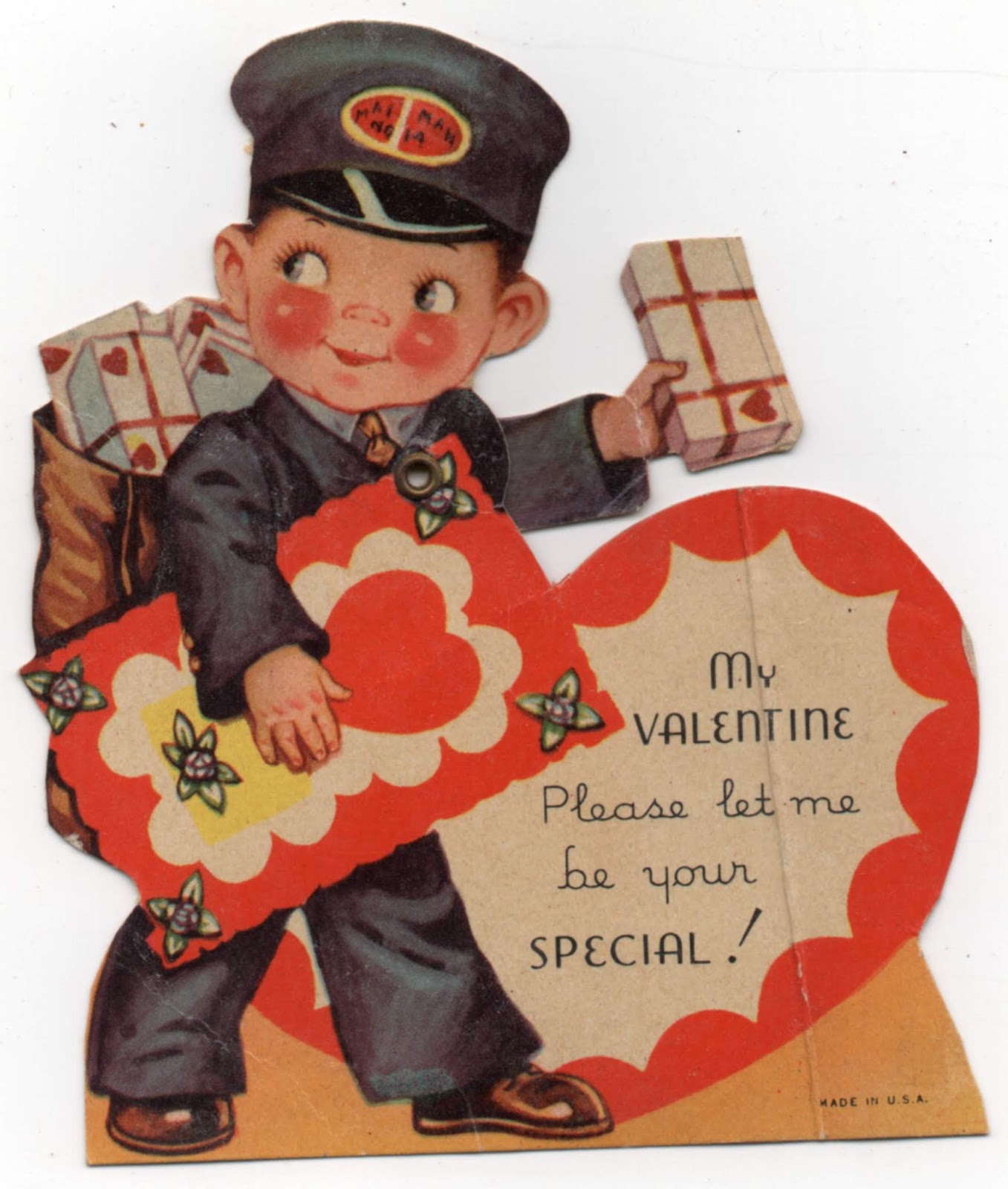 Vintage Valentine Museum: The Post Office and Mail Carriers on Vintage ...
