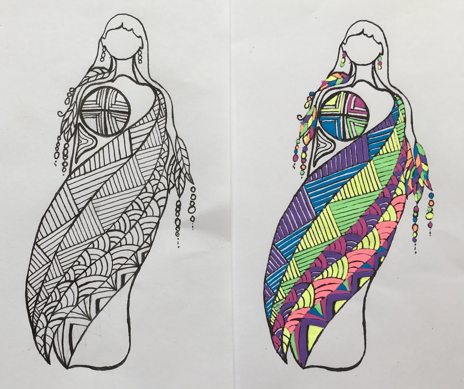 Zentangle Zone: 5/22/20 Shattuck Tangle