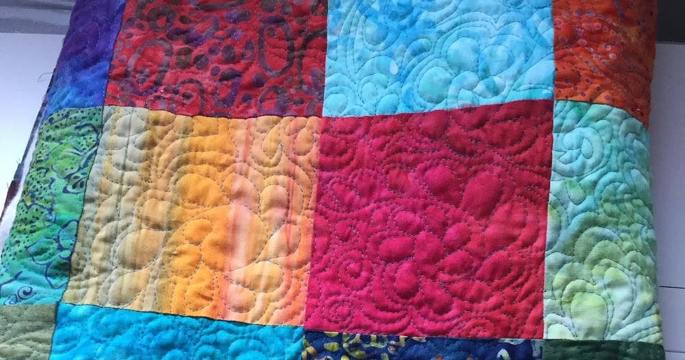 Quilting & Learning - What a Combo!: FMQ, design wall and a quilt-along