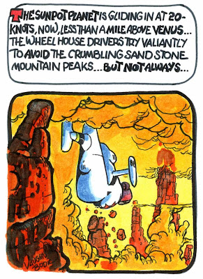 Cap'n's Comics: On Board Planet Sunpot wid Vaughn Bode