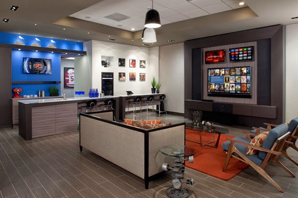 Conception salon avec des télévisions modernes ~ Décoration Salon ...