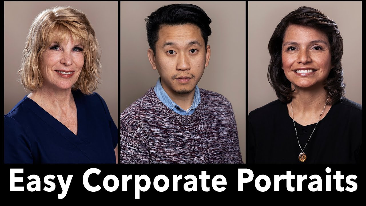 Simple Corporate Portraits - What To Charge And How To Light ...