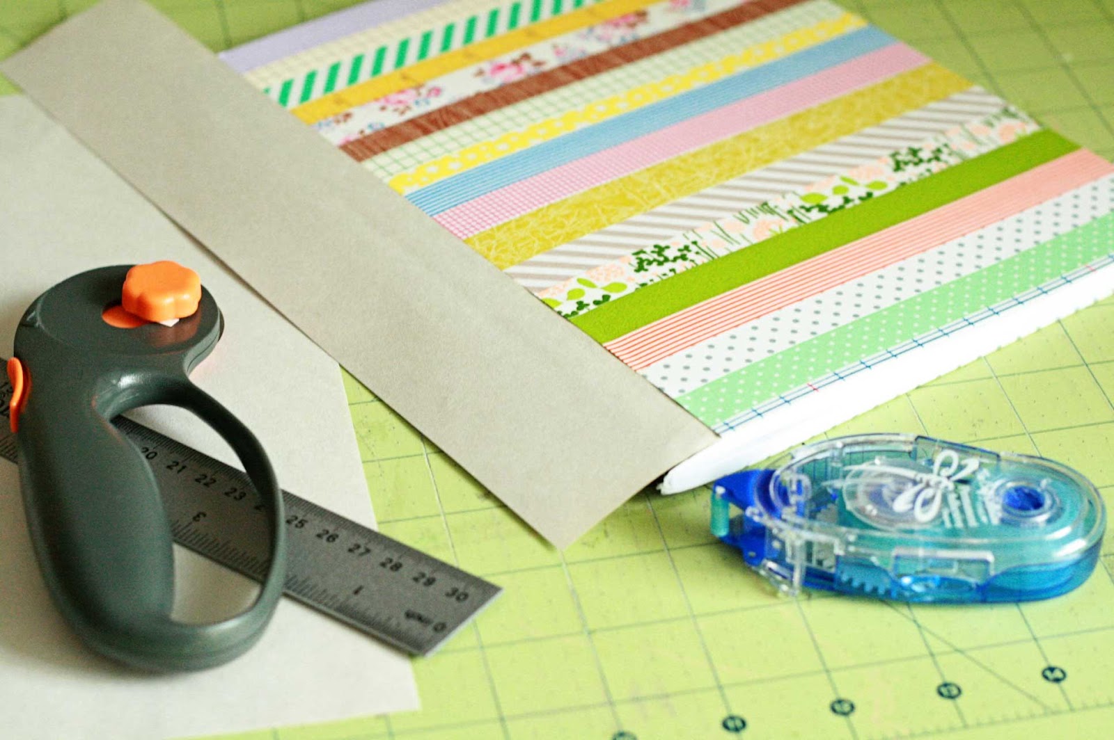 The Creative Place: DIY :: Lovely Washi Tape Notebook