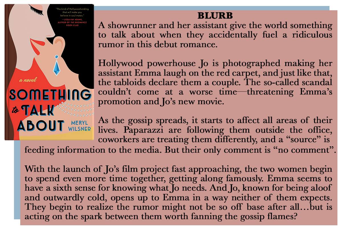 REVIEW Something To Talk About By Meryl Wilsner The Literary Effect review-something-to-talk-about-by-meryl-wilsner-the-literary-effect