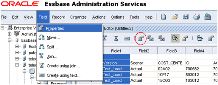 Everything Hyperion Essbase Data Load Rules File How To Create