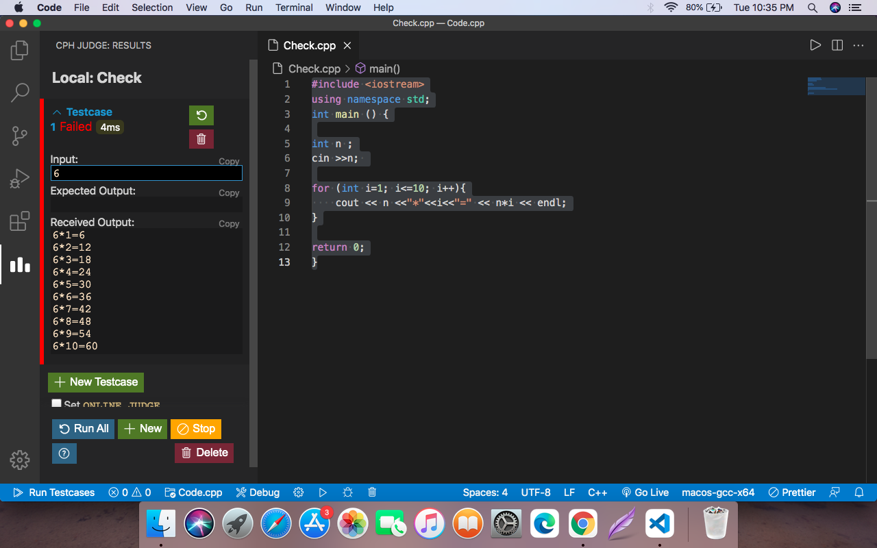 Q ----> Program to display multiplication table up to 10. | Code Smasher's