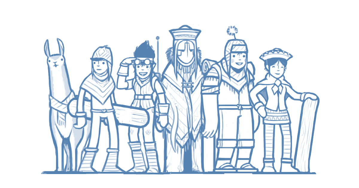 Draw altos adventure characters - litoem