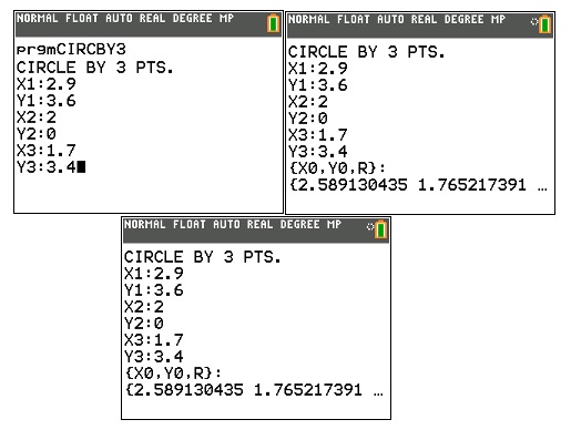 Eddie's Math and Calculator Blog: HP Prime and TI-84 Plus CE: Circle ...