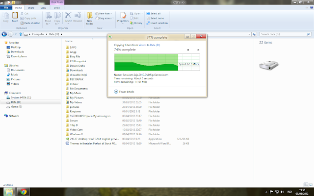 Review OS "Windows 8 Consumer Preview"