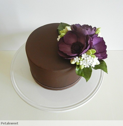 The Petalsweet Blog: The Single Tier Cake