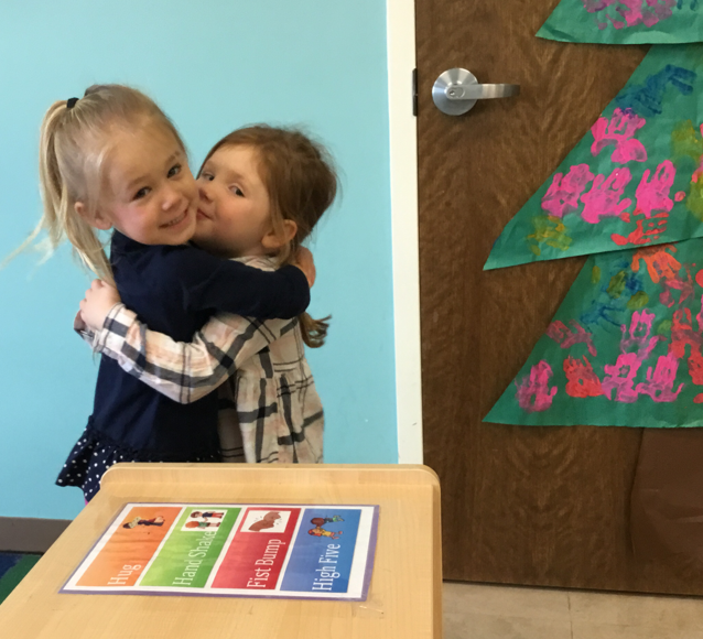 Academy of Harpeth Village: Hug, Handshake, High Five, or Fist Bump!