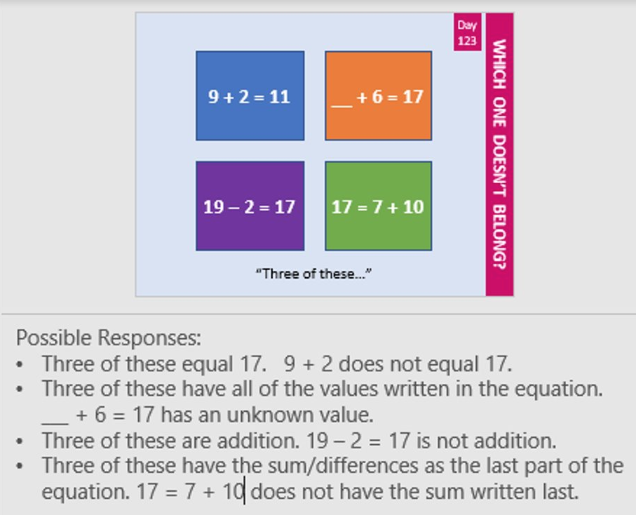 MathSnack: WODB: Number Possible Reponses