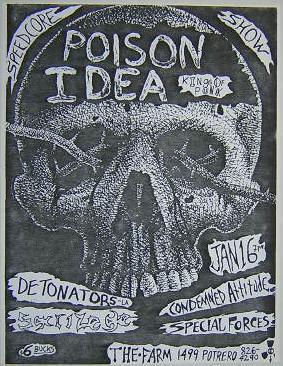 we cause havoc wherever we go..!!: poison idea - feel the darkness lp ...