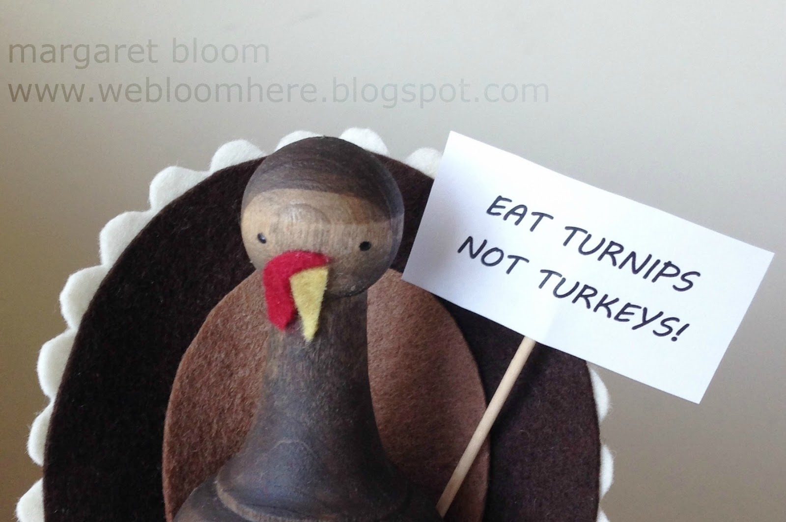 we bloom here: tiny turkey tutorial :: a re-post
