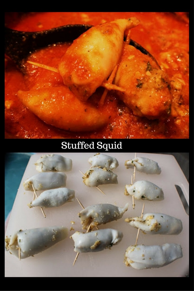 Stuffed Squid (Calamari) In Tomato Sauce | What's Cookin' Italian Style ...