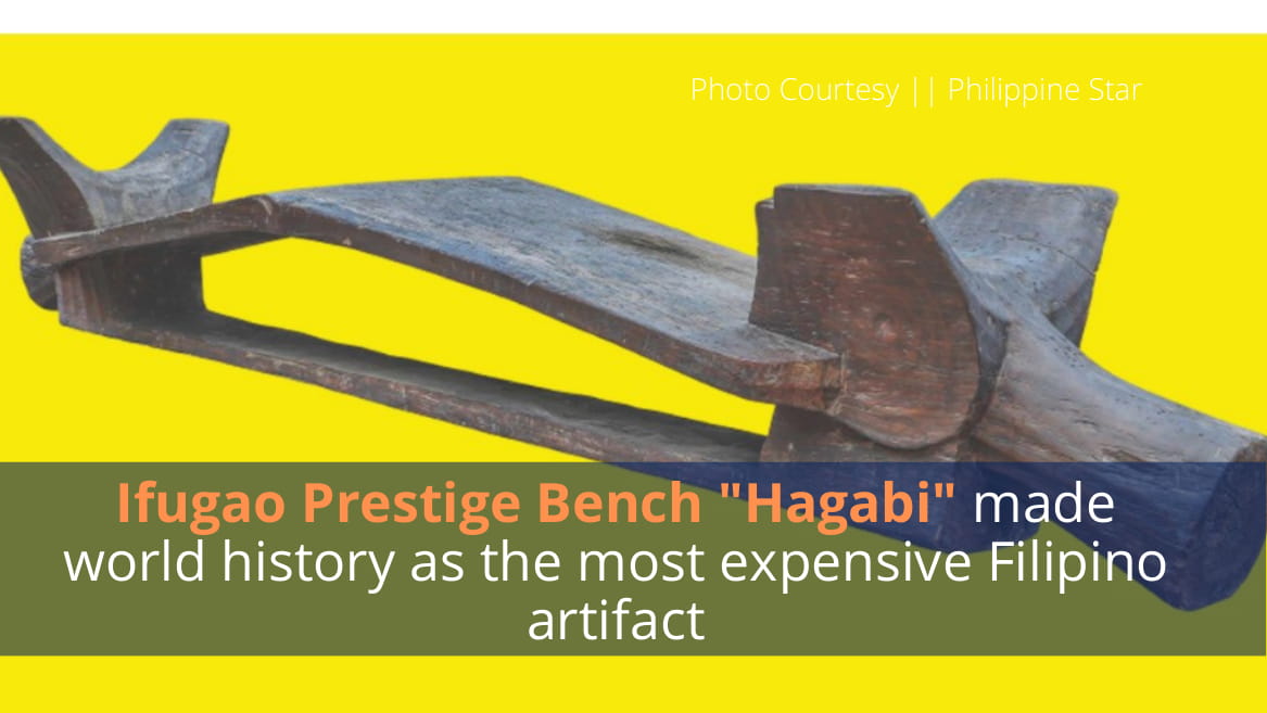 Ifugao Prestige Bench 'Hagabi' made world history as the most expensive ...