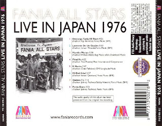 SALSA VIDA: Fania Live & Sound Track