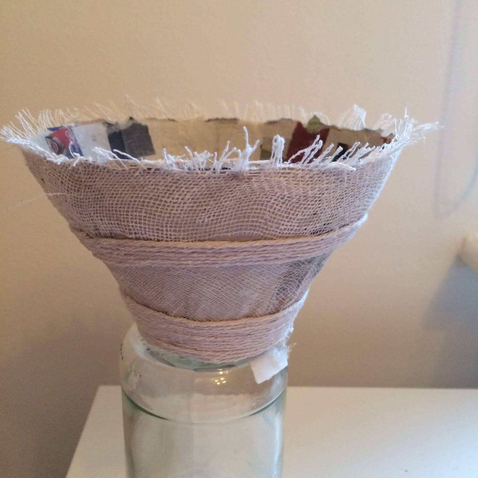 Sew Stitch Knit: Decorating Papier Mache Bowls...