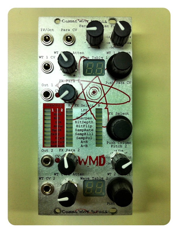 MATRIXSYNTH: WMD Gamma Wave Source – Eurorack Wavetable Modular Synth ...