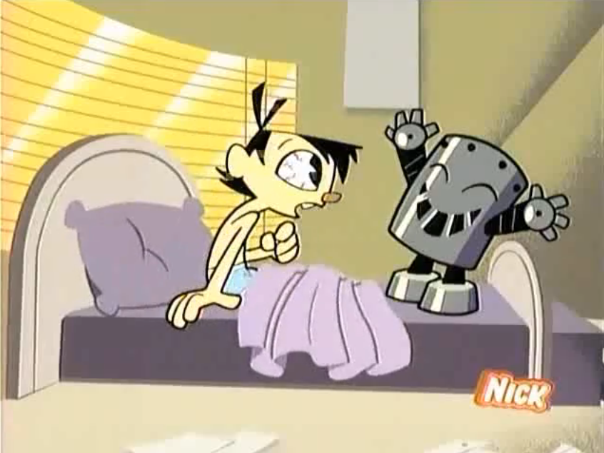 Shirtless Drawn Cartoon Boys: Sheldon Lee in Boxers