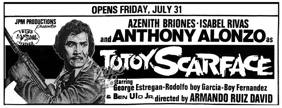 Video 48: THE EIGHTIES # 210: ANTHONY ALONZO (IN THE TITLE ROLE ...