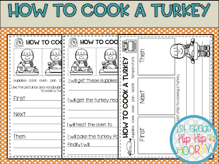 1st Grade Hip Hip Hooray!: How to Cook a Turkey!
