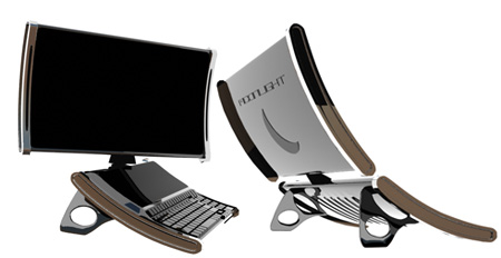 sustube: Stunning Moonlight Laptop Concept With Dual Curved Screens