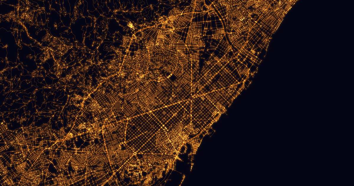 Stats, Maps n Pix: Urban road network data for 80 world cities