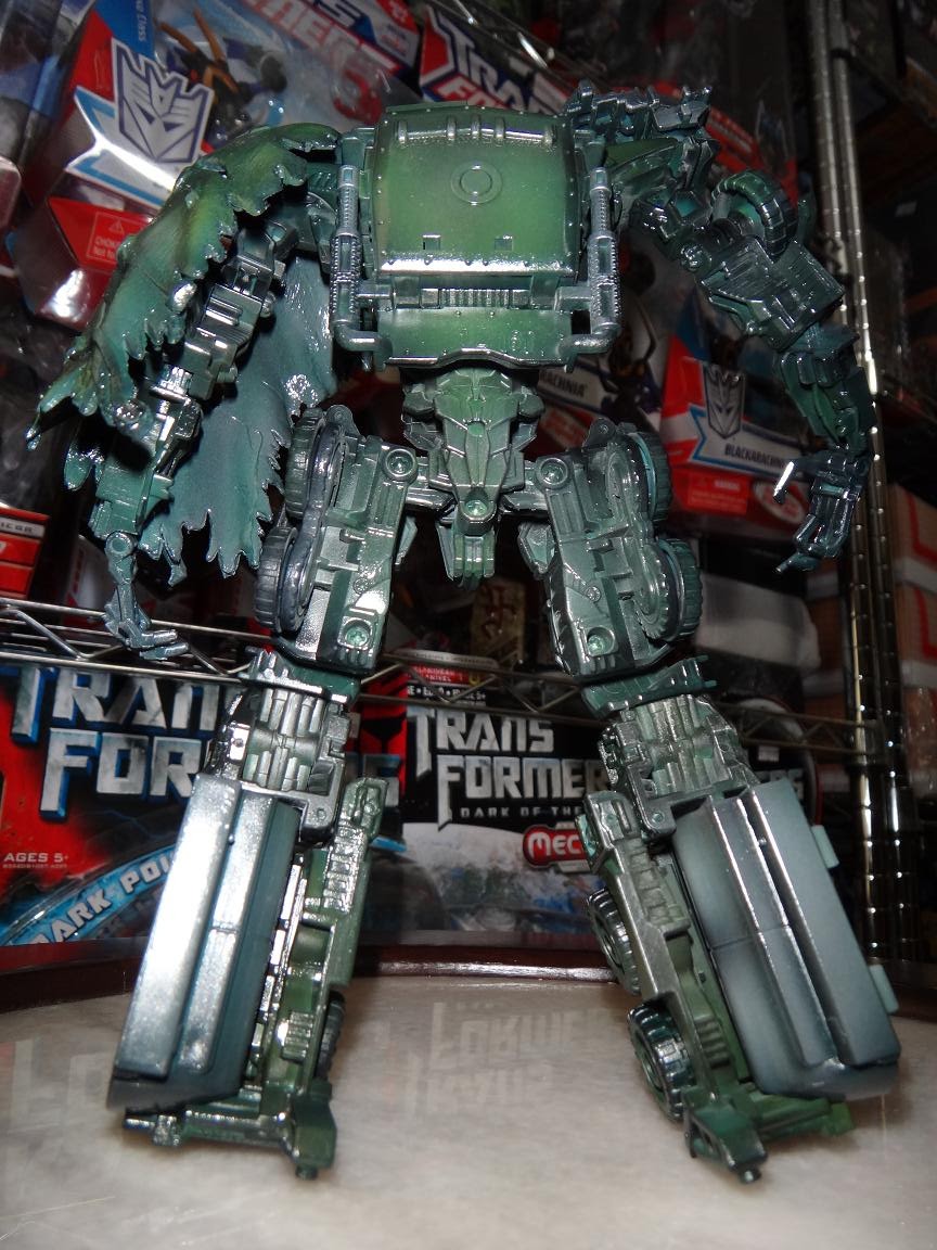 JUST Custom Toy: Repainted Transformers DOTM Voyager Megatron