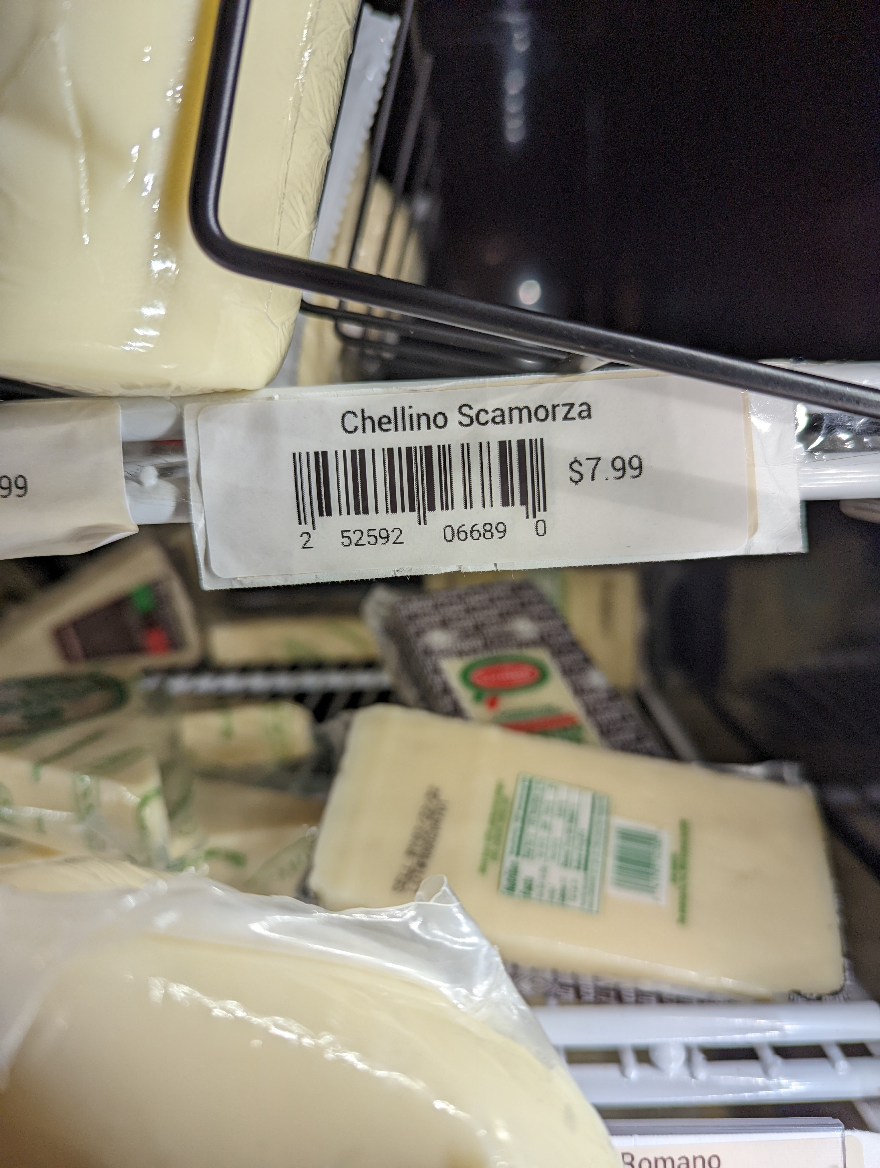 Tracking Chellino Scamorza Cheese at Frankie's Deli - November 2021