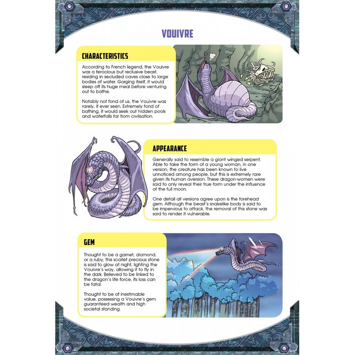 Planar Adventures for Dummies: The vouivre, a weird wyvern/woman thing