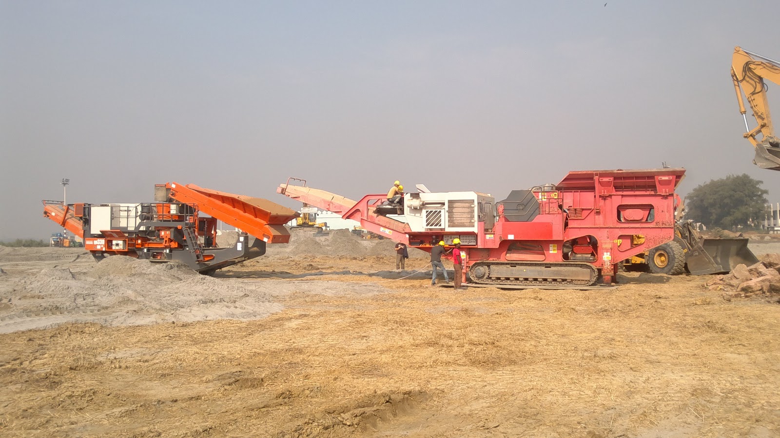 Munck Asfalt Bangladesh: Den første produktion af knuste stenmaterialer