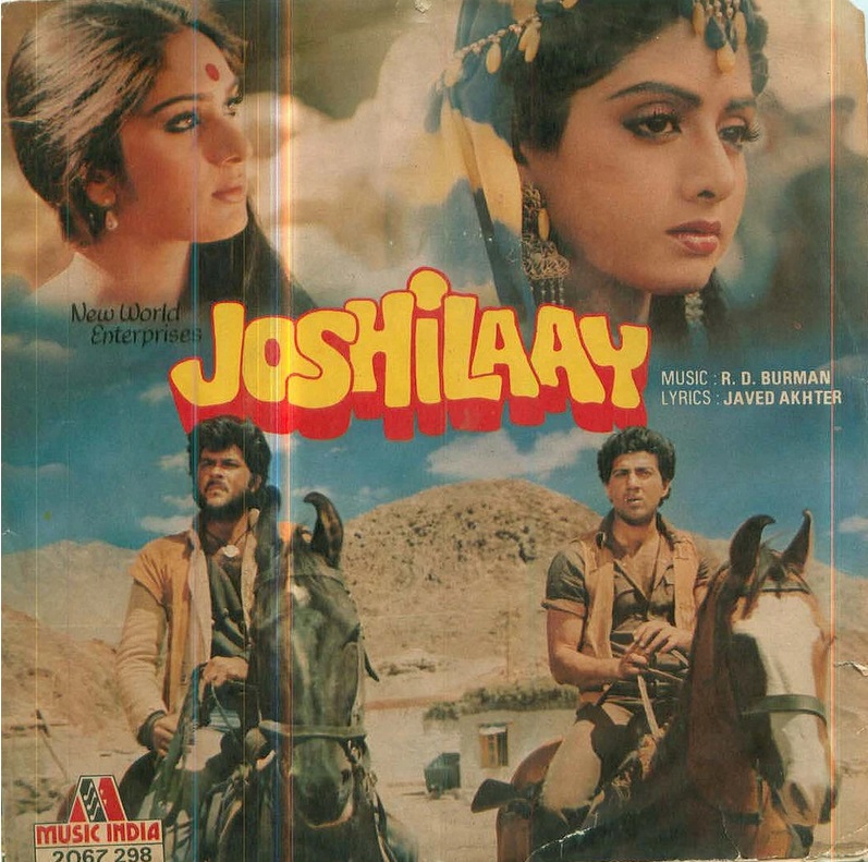 Sridevi: Sridevi and Sunny Deol in Joshilaay (1989) With Director ...