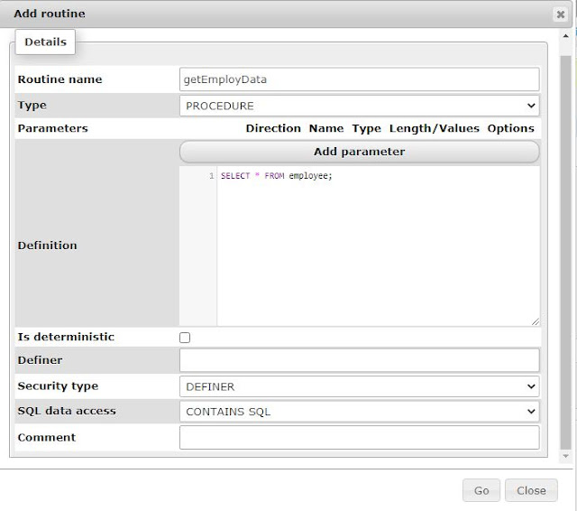 Multiple queries in one stored procedure in phpmyadmin ( Xampp Server ) Multiple queries in one stored procedure in phpmyadmin ( Xampp Server )