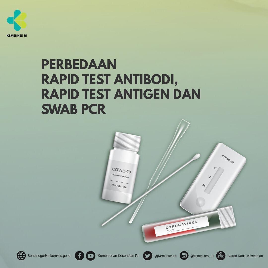 Ini Perbedaan Swab Antibodi, Antigen, dan PCR