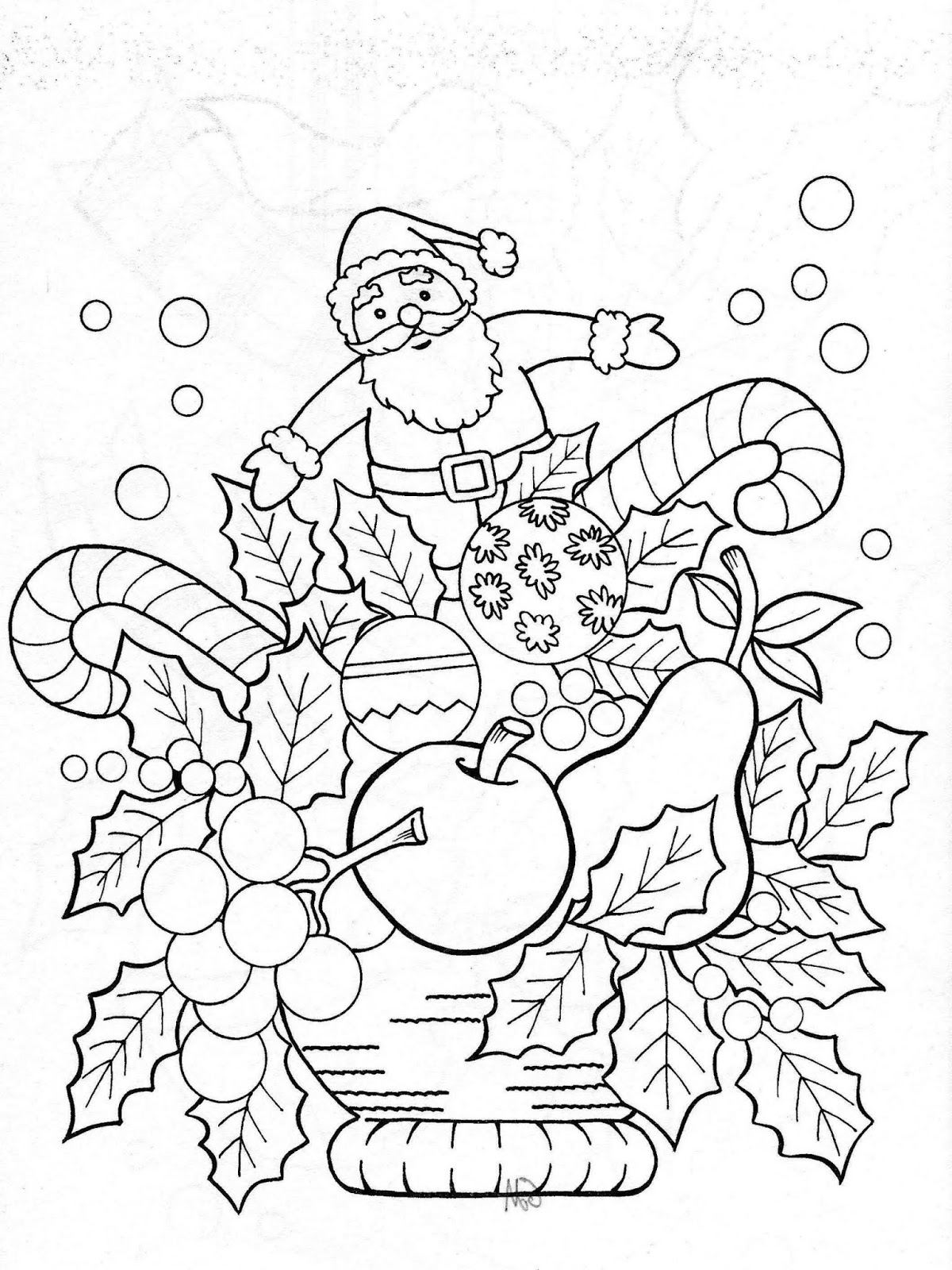 Printable Christmas Coloring Pages Free ~ Coloring Print