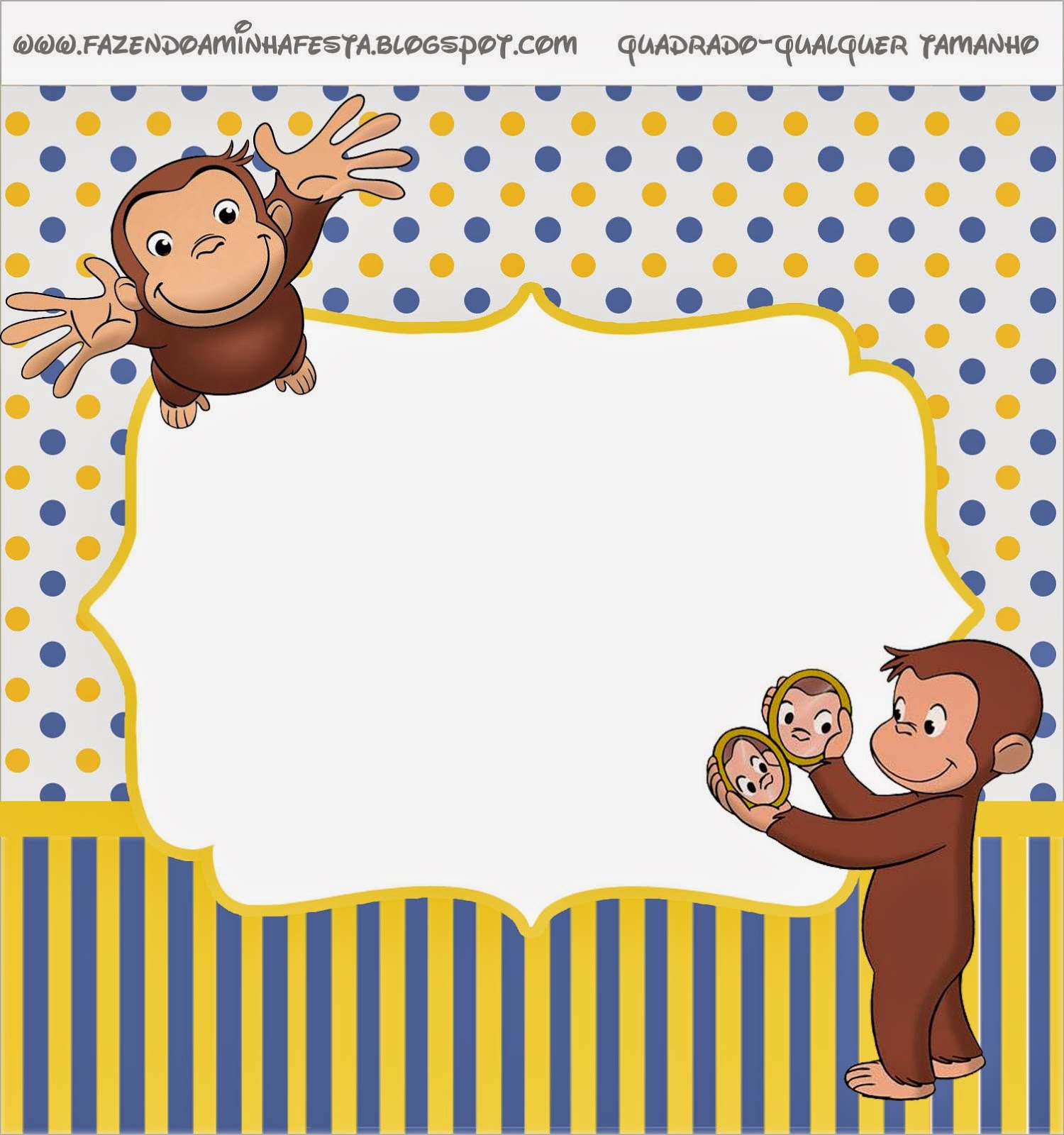 Curious George Free Printable Candy Bar Labels. - Oh My Fiesta! in english
