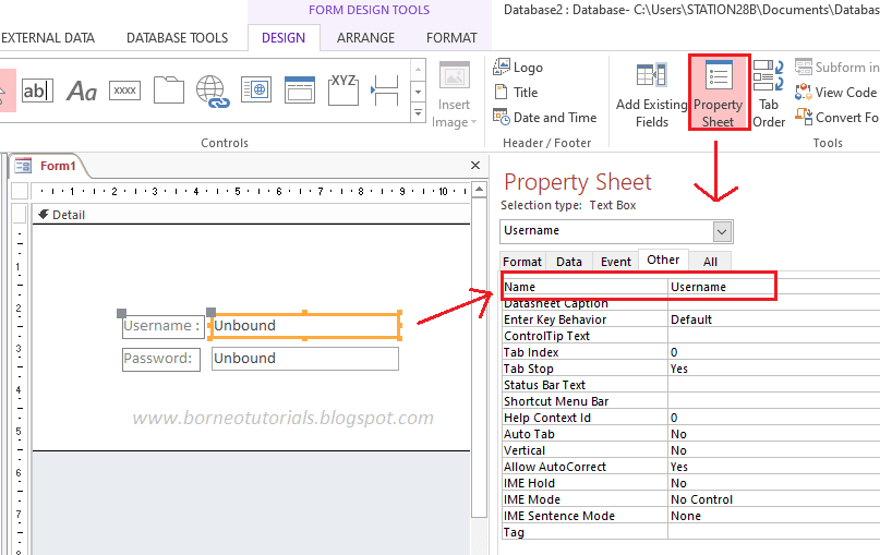 Cara Membuat Form Login Password Ms Access Menggunakan Macro ...