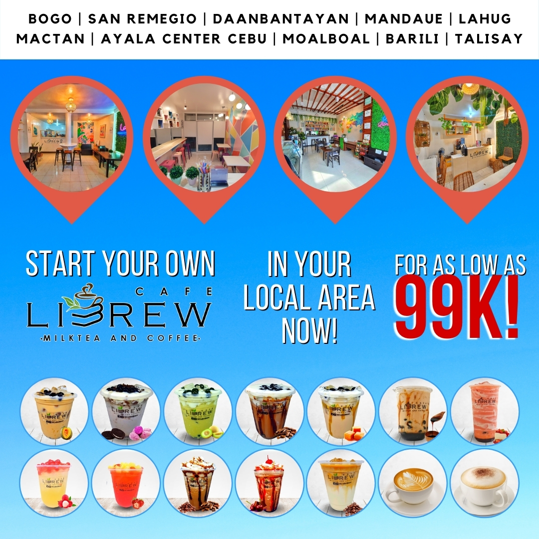 Cafe LiBrew Milk Tea & Coffee Franchise Details (Cebu Island)