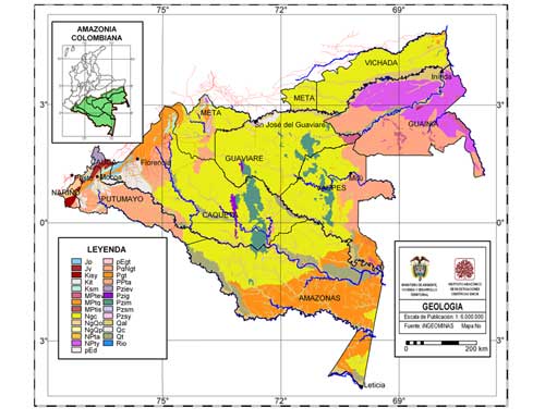 GEOLOGIA Y GEOMORFOLOGIA: La Amazonia colombiana: características ...