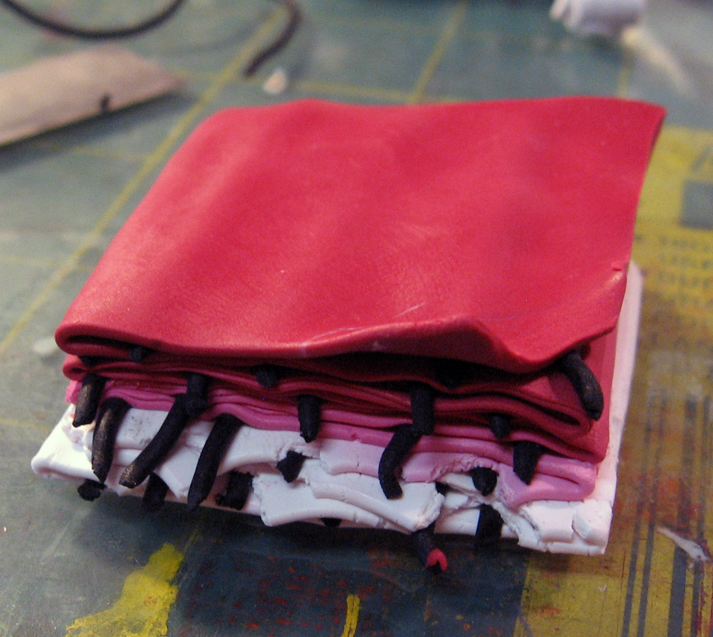 Kael Mijoy: Polymer Clay Tutorial- Red Lilyish Flower Cane