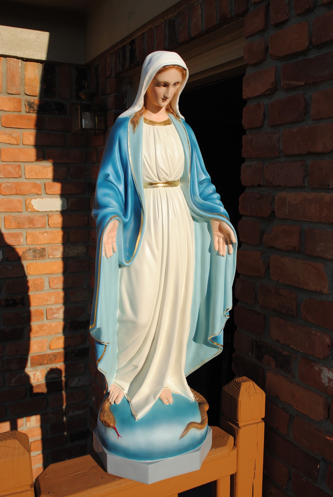 Immaculate Images: 36" Resin Our Lady of Grace - $450