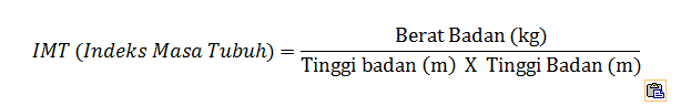 Cara Menghitung Indeks Massa Tubuh (IMT) - ydhartono.com