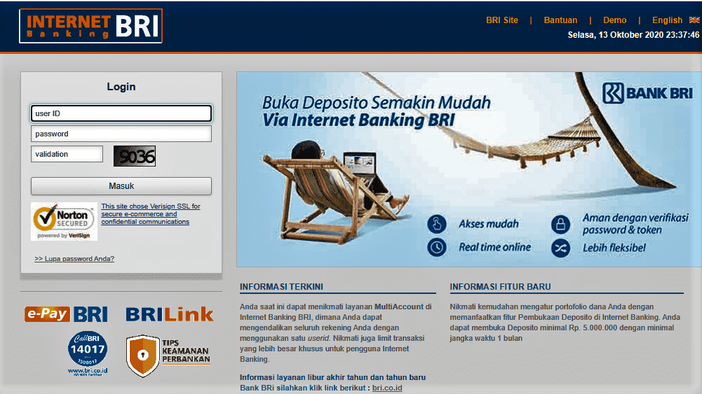 Tips iB BRI co id Login agar terhindar dari Pising dan Pembobolan saldo ...