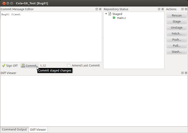 圖解 Git 版本控制: Cola Git GUI (1)