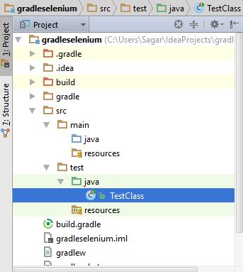 Selenium Webdriver: Setting up Selenium Gradle project in Intellij IDEA
