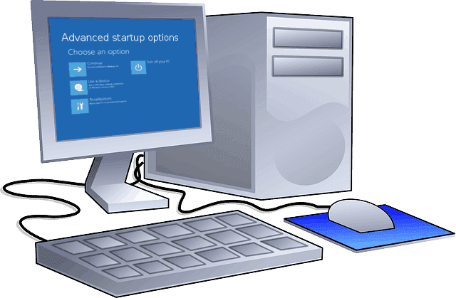 Ce operații poți efectua din cadrul meniului Advanced startup options ...