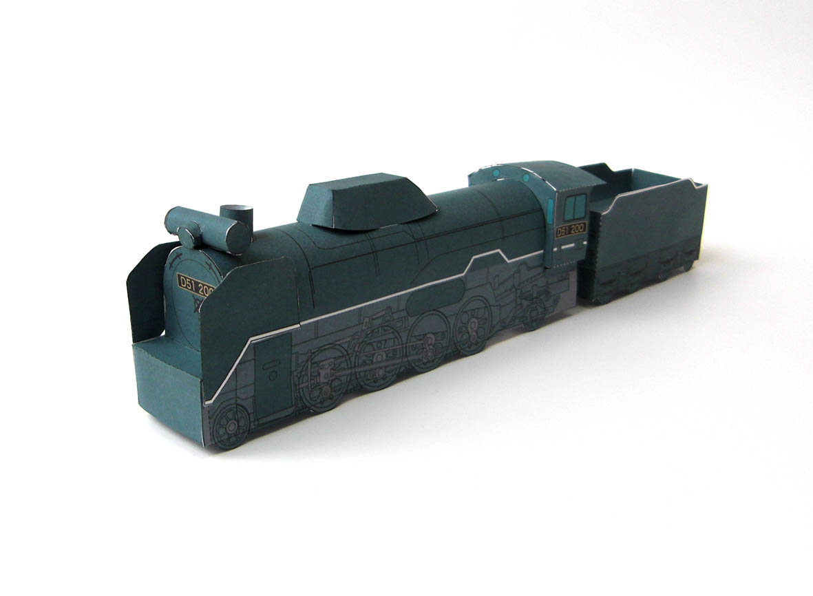 あなたの作りたいを刺激するペーパークラフト リンク データーベース Papercraft Link DataBASE: D51形蒸気機関車 ...